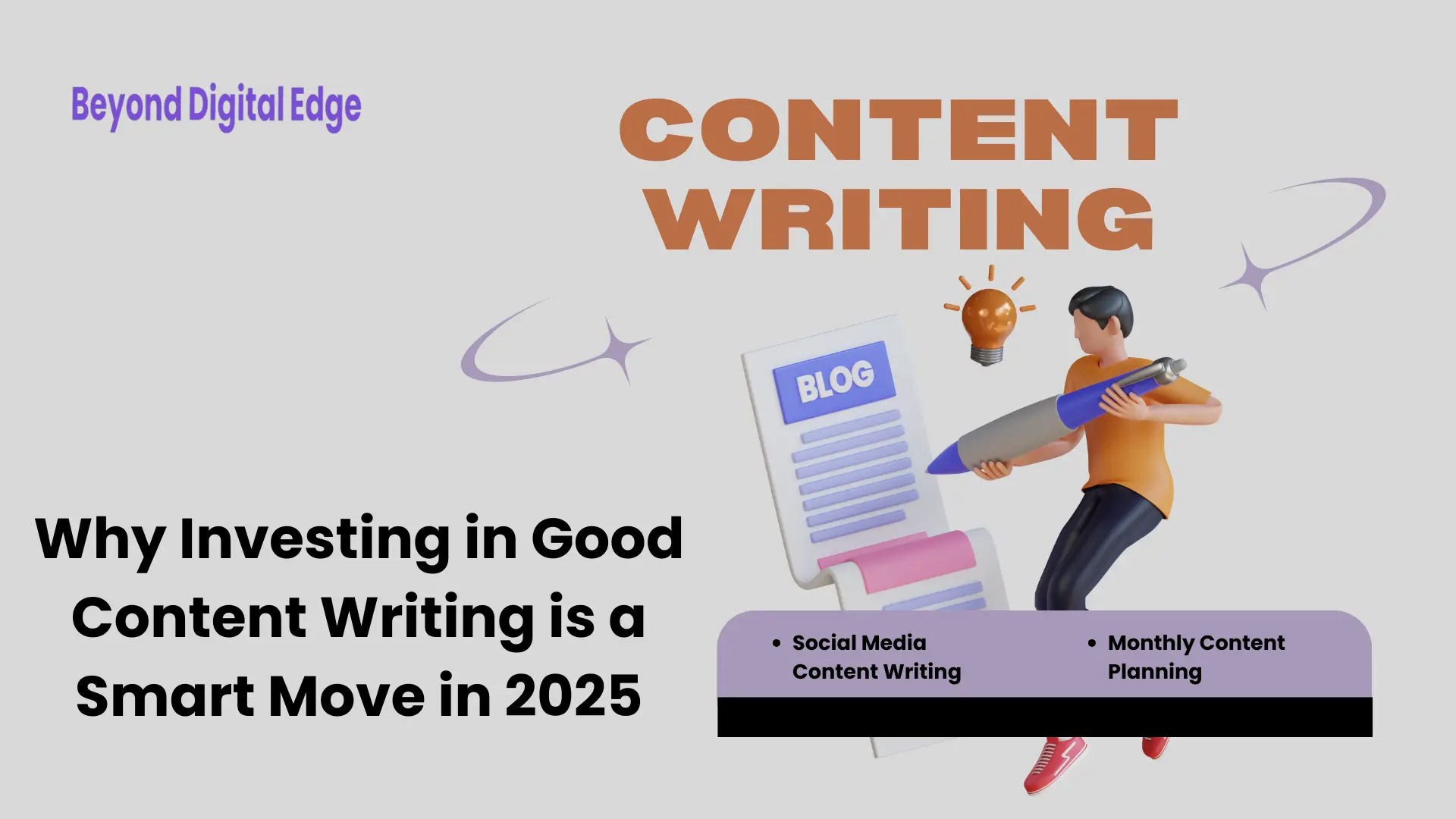 Important of good content writing for SEO in 2025-beyond digital edge